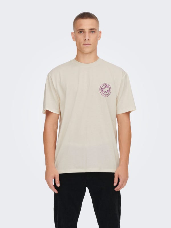 T-shirts for Men | Graphic & Basic Tees | ONLY & SONS
