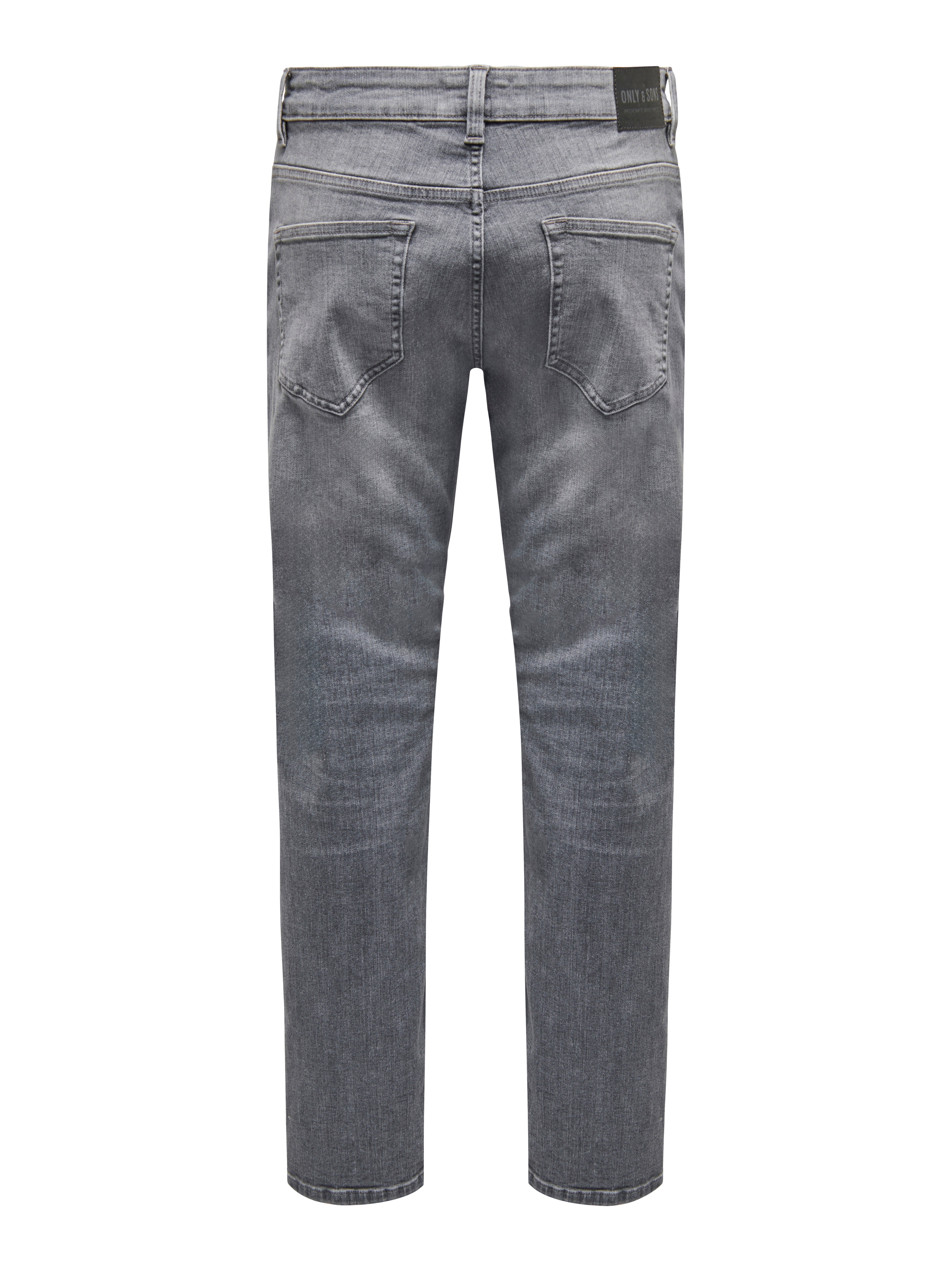 ONSWEFT Mid waist Regular fit Jeans | Midden Grijs | ONLY & SONS®