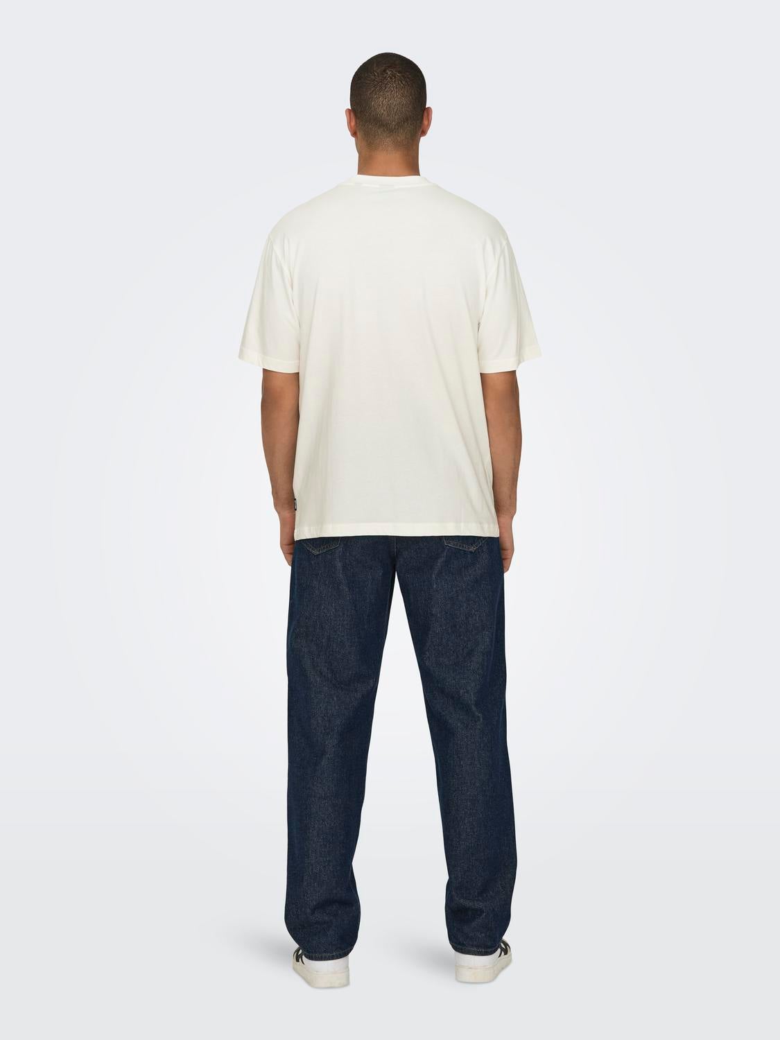 ONSMANI T-shirt | White | ONLY & SONS® ONSMANI T-shirt | White | ONLY & SONS®