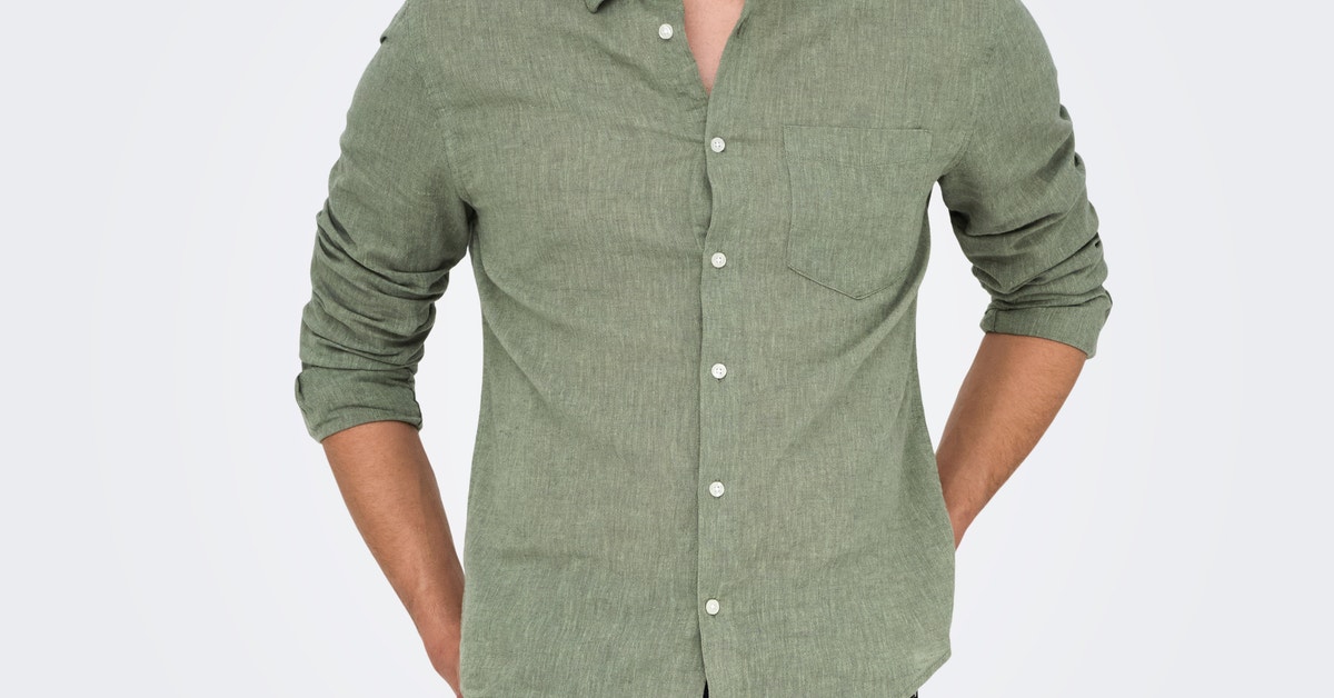 ONSCAIDEN Camicia | Medium Green | ONLY & SONS®