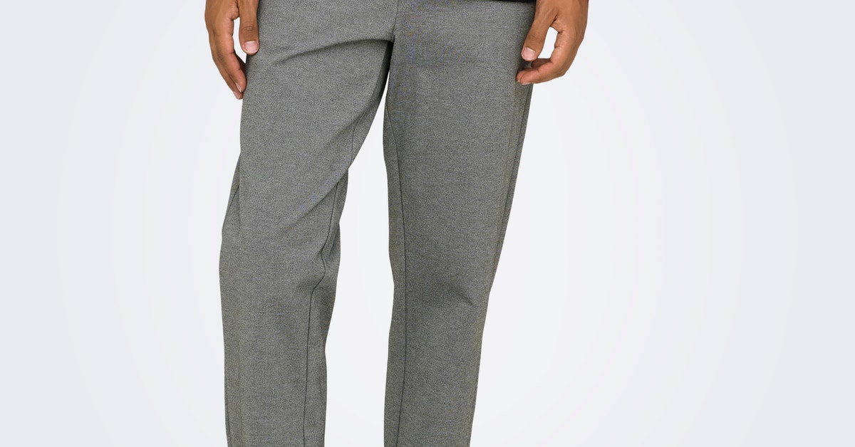 ONSMARK Regular Fit Chino trousers | Medium Grey | ONLY & SONS®