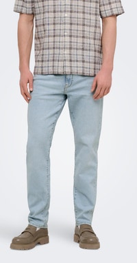 ONSWEFT Regular Fit Jeans | Light Turquoise | ONLY & SONS®